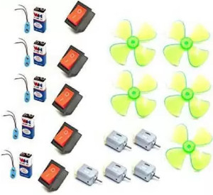 WHO High Speed Toy Motor, Propeller, Switch, Battery, Connector Each of ...