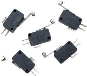 DIYtronics (5 Pcs) 16A Limit Switch Roller Type 220v AC with Roller 3 ...