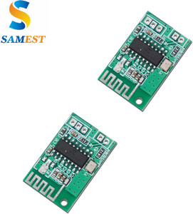 samest 2pcs 3V to 5V DC Bluetooth 3.0 Audio Receiver Module Board SF001 ...