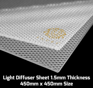 EXUBE Light Diffuser Sheet 1.5mm Thickness 450mm x 450mm Size Stable ...