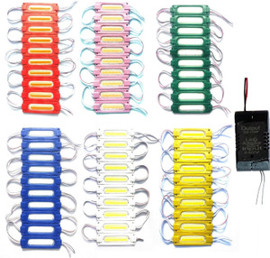 Wetrix Adapter + 60 Pcs 10 Each Red Green Blue Yellow Pink White DC 12V ...