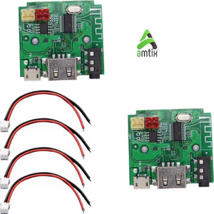 AMTIX TG113 Speaker Board, 5V Bluetooth Amplifier FM USB AUX Card ...