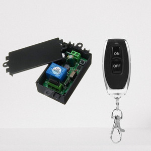Enormity AC 220V-10A 1CH RF Wireless Black Remote Control Receiver ...