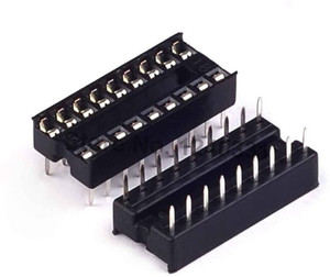 INVENTO 10PCS 18-Pin 18pins DIL DIP IC Socket PCB Mount Connector ...