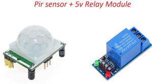 Robocity combo of Pir sensor + 5v Single channel Relay Module ...
