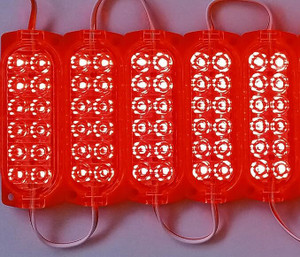 StrawHat DC 24 Volt 3 Watt Waterproof LED Module Red Light Lamp Bulb ...