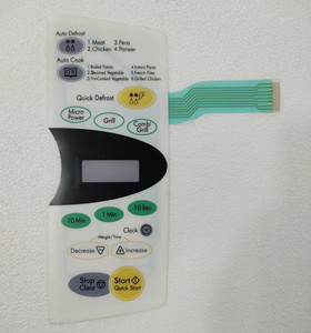 WHITEFLIP Microwave Oven Membrane Keypad Touchpad For Microwave Model ...