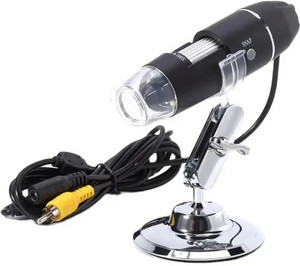 microware Digital AV Microscope 50X to 1000X Magnification with AV ...