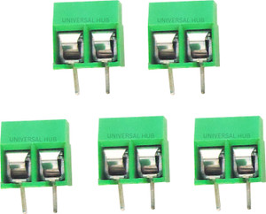 Universal Hub 10PCS 2 Pin Pcb Mount Screw Terminal Block Wire Connector ...
