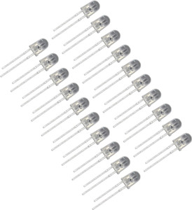 Electronic Spices 5mm Basic Red LEDs round shape pack of 1000 (Red in ...