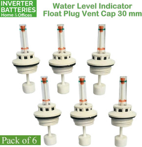 BALRAMA 6pc 30mm Inverter Battery Water Level Indicator Tubular Flat ...