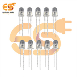 Electronic Spices 5mm Basic Green LEDs round shape pack of 100 (Green ...