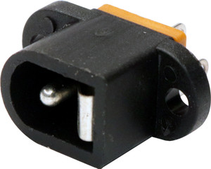 Electronic Spices DC-016 5.5mm x 2.1mm Female jack Vertical 3 pin ...