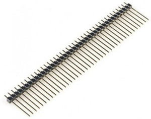 SMD 1x40 Pin 2.54mm Pitch Male Single Row Straight Long Header Berg ...