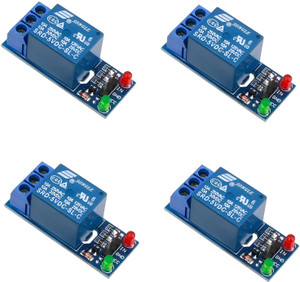 R&D 4 Pcs 1 Channel 5V 10A Relay Control Board Module with Optocoupler ...