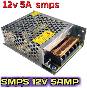 BALRAMA 12V 5A 60W SMPS AC/DC Power Supply 12 Volt DC Converter Adaptor ...