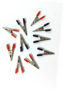 ERHIndia (5 Pair) Insulated Crocodile Clips for Electrical Plastic ...