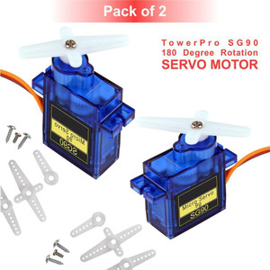 Scienticy TowerPro SG90 Mini Servo Motor 180 Degree Rotation Standard ...