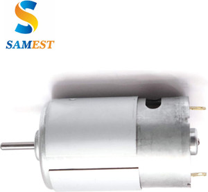 samest RS-555 High Power 12 Volt Big Core DC Motor High Torque 6000 RPM ...