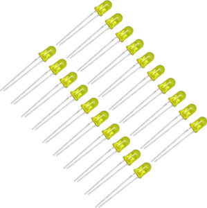 Electronic Spices 5mm Yellow color LEDs round shape pack of 1000 ...