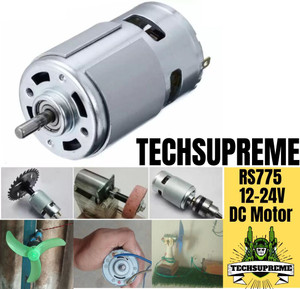 TechSupreme 12V-24V 10000-20000 RPM RS-775 Large Torque High Power DC ...