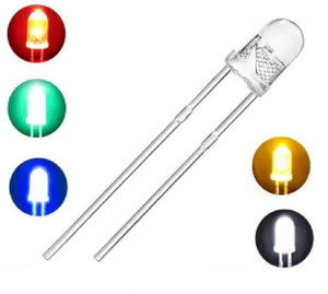 Steko 50-Pieces (10-Each Red, Blue, Green, Yellow, White) Transparent ...