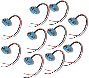 DIYtronics Cable for DIY 9V Battery Clip Socket with DC Plug For ...