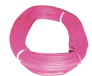 Steko 75 Meter (PINK) 14/36 PVC Copper DC Wire 0.4 mm Multipurpose Use ...