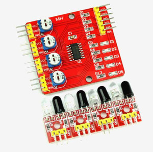 ERL 4 Channel IR Sensor Array Module Educational Electronic Hobby Kit ...
