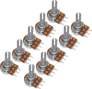 Universal Hub 10Pcs 10K 3PIN SINGLE ROUND POTENTIAL METER, Single ...