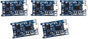 DIYtronics 5 Pcs 18650 Lithium+Protection Dual Functions Electronic ...