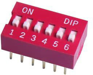Electronic Spices Manual 6 Way Dip Switch Standard Profiles Bd06 Pack ...