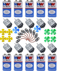 Grahikum Science Project Kit Dc Motor with Propeller / 9v Battery ...