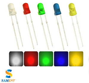 samest 500pc (100*5) mix led 5mm Multiple Lights Intensity Super Bright ...