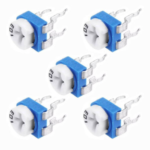 HouseOfCommon Spices 10k, Vertical PCB Preset Variable Resistor, Pack ...