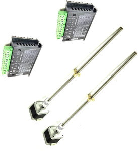 INVENTO 2pcs TB6600+Nema17 4.2 Kg-cm Stepper Motor+Flexi coupling+600mm ...
