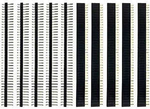 MIFRA ELECTRONICS Combo 40 Pin Strip 5xMale and 5xFemale Berg Strips ...