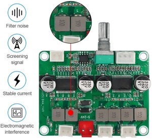 SG Flash QUALITY 12~24V 2x50+100W 2.1 Digital Amplifiers Audio Speaker ...