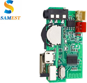 samest Speaker Board, 5V-12V Bluetooth Amplifier FM USB AUX Card ...