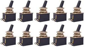 Electronic Spices 2a 2 Pin Spst Black Color Small Toggle Switches Pack ...