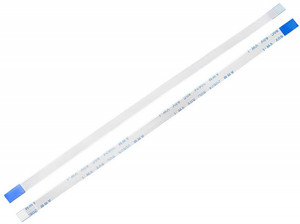 SLVC 8 Pin FFC Cable 0.5mm Pitch 100mm Length B-Type White Pack Of 1 ...