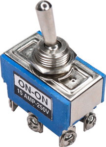 Electronic Spices 15Amp 250V 6 Pin Mini Toggle Switch ON OFF, Blue ...