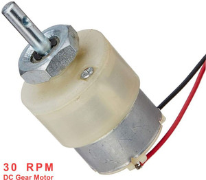 Scienticy 30 RPM 12V Center Shaft DC Gear Motor for Science projects ...