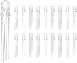 Mechatron Robotics Vibrant RGB LED Lights, Pack of 100 Electronic ...