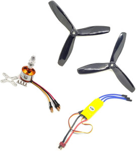 INVENTO 1Pcs 2000KV BLDC Brushless Motor+ 40A ESC + 5045 5x4.5 5 inch 3 ...