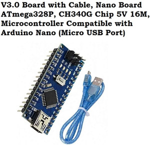 3REE HIGH QUALITY V3.0 Board with Cable Nano Board ATmega328P, CH340G ...