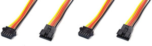 DIYtronics 2 Pair JST Connector Wire Male and Female 5 Pin Electronic ...