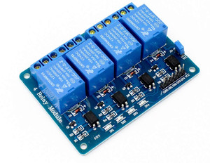 Vayuyaan 4 Way 4 channel 5V 10A relay cotrol board module for Arduino ...