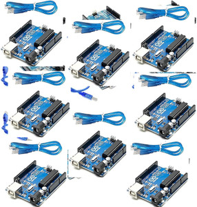 R&D UNO R3 ATmega328P DIP Development Board With USB Cable PACK OF 8 ...