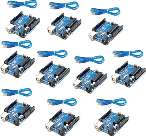 R&D Arduino UNO R3 ATmega328P DIP With Cable PACK OF 10 Electronic ...